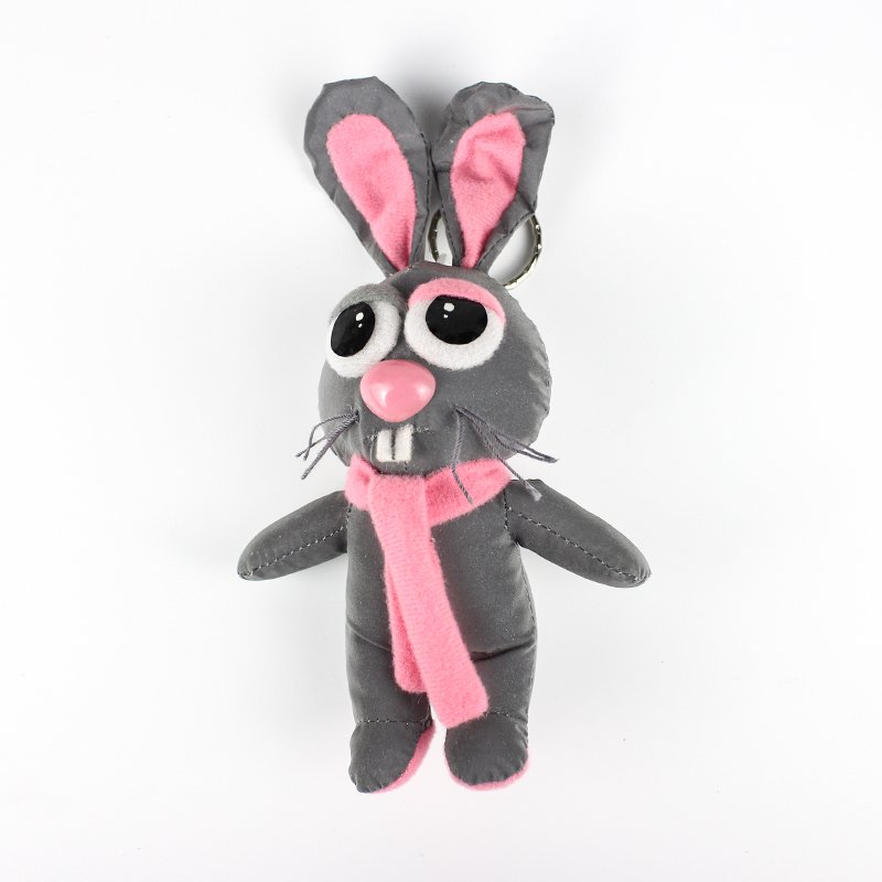 Big Eye Rabbit Reflective Keyring - safety reflective toys keychain