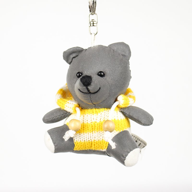 Tiny Bear Reflective Keyring - safety reflective toys keychain